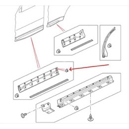 Land Rover plastik clips for L322 - EZM000100 - Land Rover værksted ...