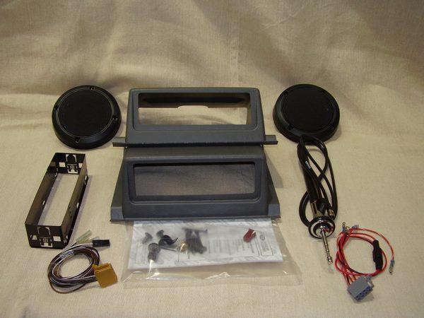 Land Rover Defender radio montage kit komplet