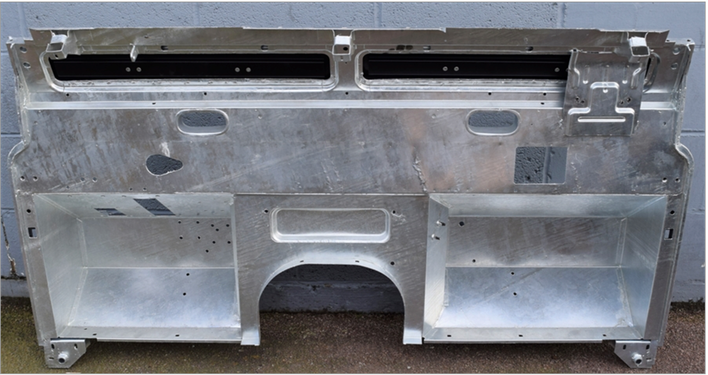 Land Rover Defender galvaniseret Bulkhead - Land Rover reservedele fra ...