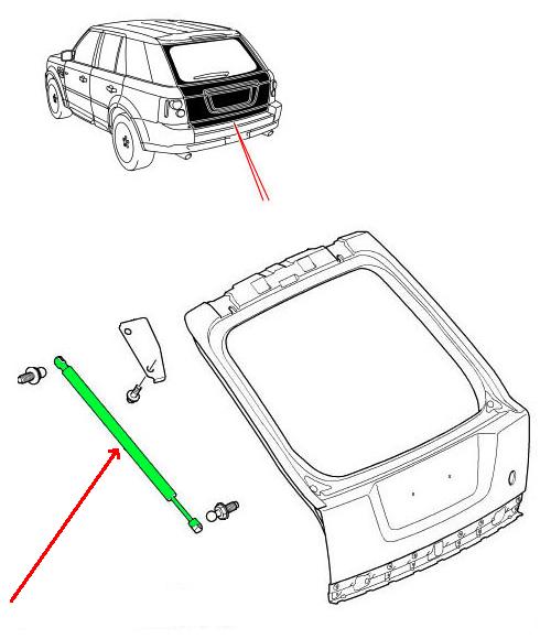 Land Rover gascylinder kugle - Varenummer BKF780030