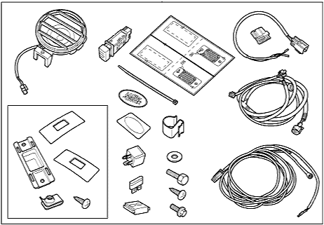 Land Rover extralygte sæt XQB500080 fra LR Parts i Skanderborg